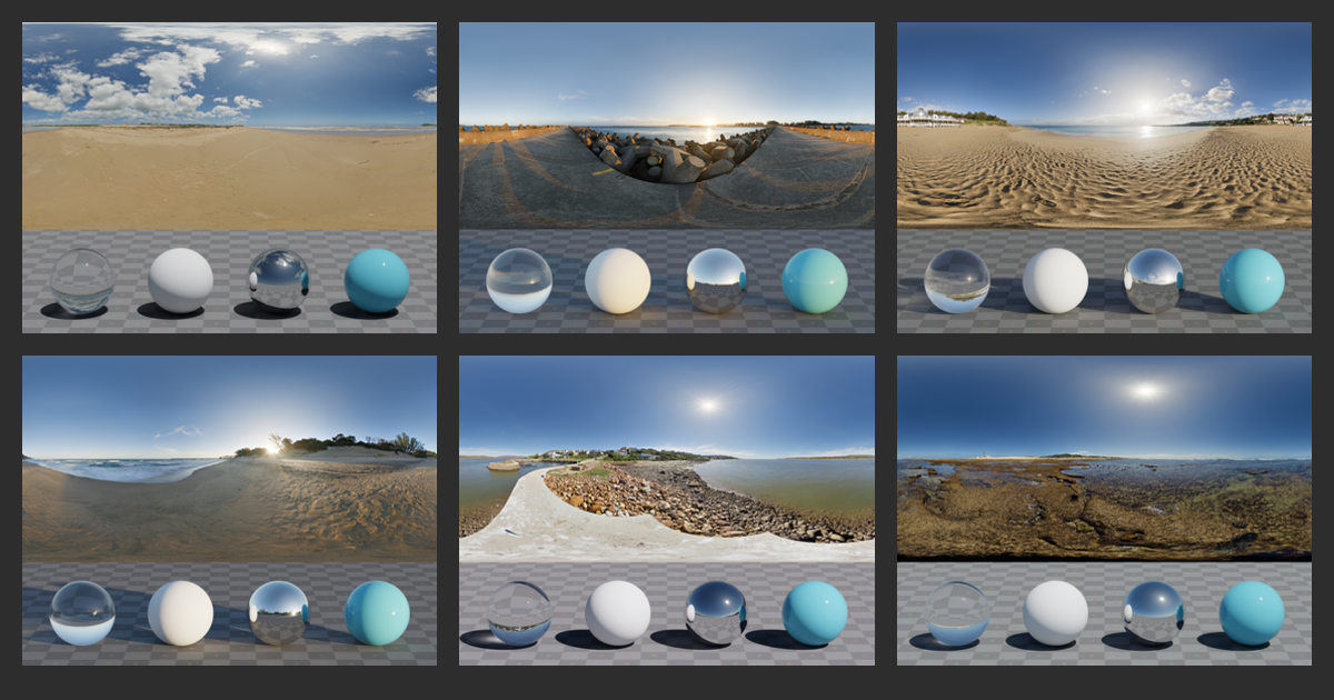 HDRIs: Vault: Beach • Poly Haven