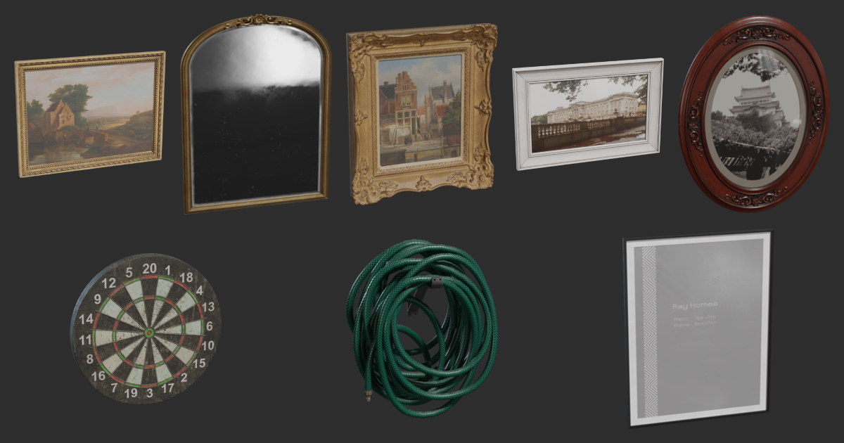 မော်ဒယ်များ: Wall Decoration • Poly Haven