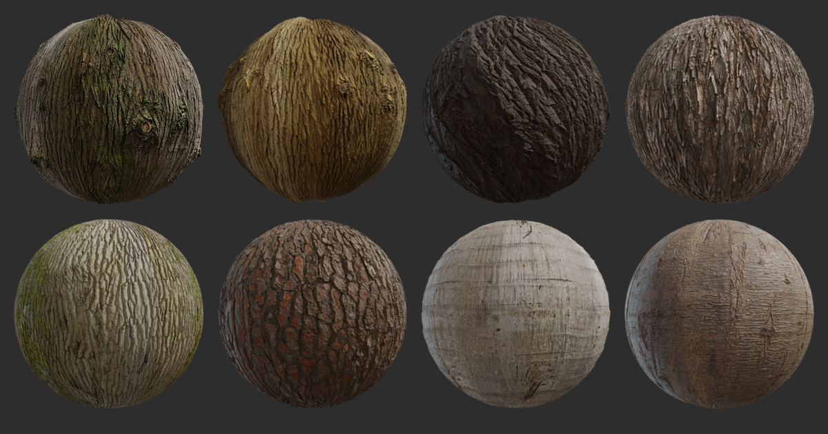 Textures: Wood > Bark > Natural • Poly Haven