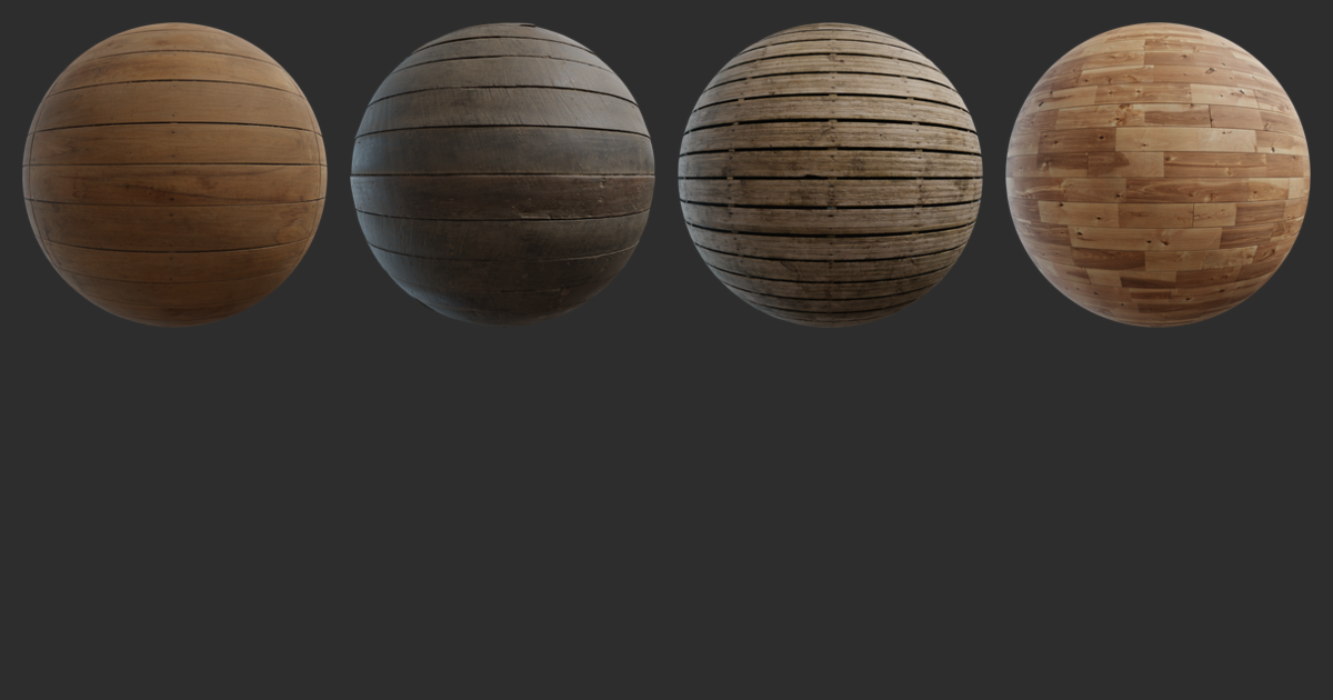 Textures: Wood > Floor > Raw Wood • Poly Haven