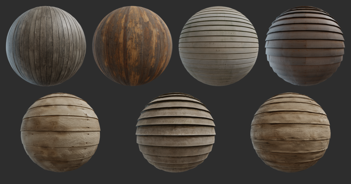 Textures: Wood > Indoor > Outdoor > Clean • Poly Haven