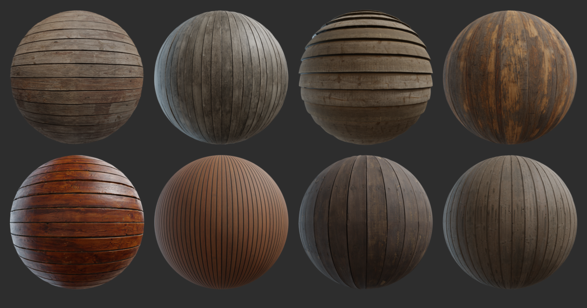 Textures: Wood > Man Made > Outdoor • Poly Haven