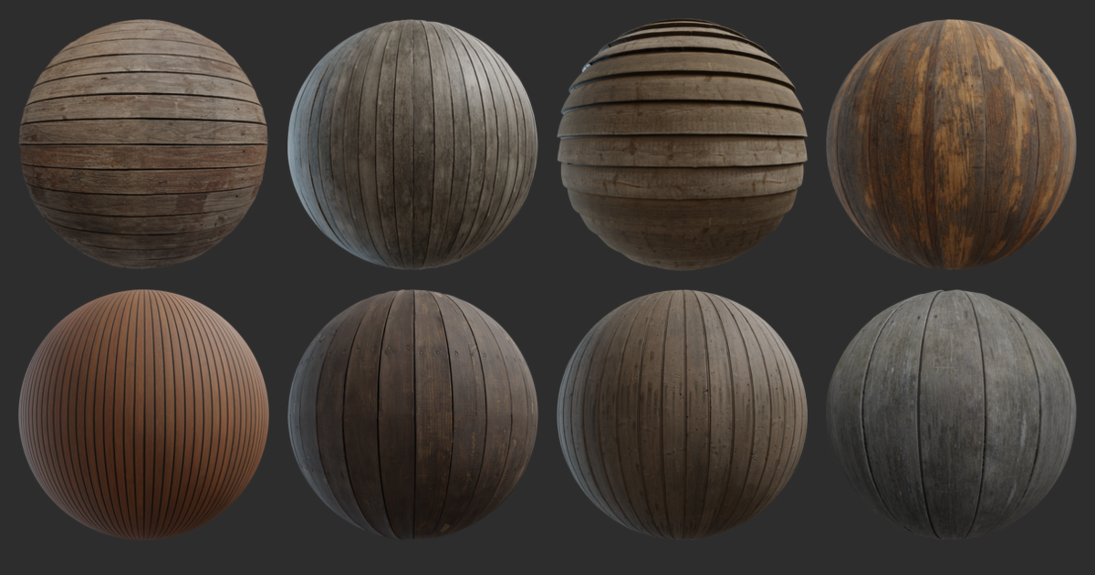 Textures: Wood > Outdoor > Wall > Man Made • Poly Haven